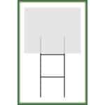 H-Shaped Yard Sign Holders