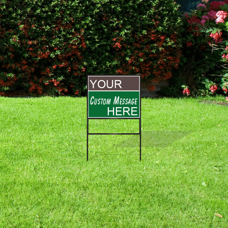 18 X 24 Aluminum Signs 1 Side Print